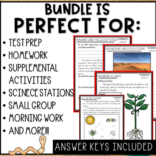 Energy and Matter in an Ecosystem | Full Unit Science BUNDLE - Fifth is ...