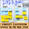 How To Simplify Classroom Goals in the New Year! - Fifth is My Jam