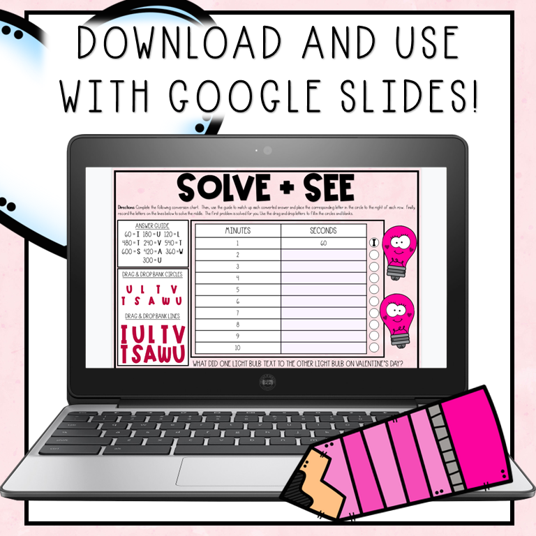 Valentines Day Math Riddles Upper Elementary - Fifth is My Jam
