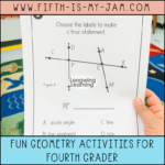 Fun Geometry Activities for Fourth Graders - Fifth is My Jam